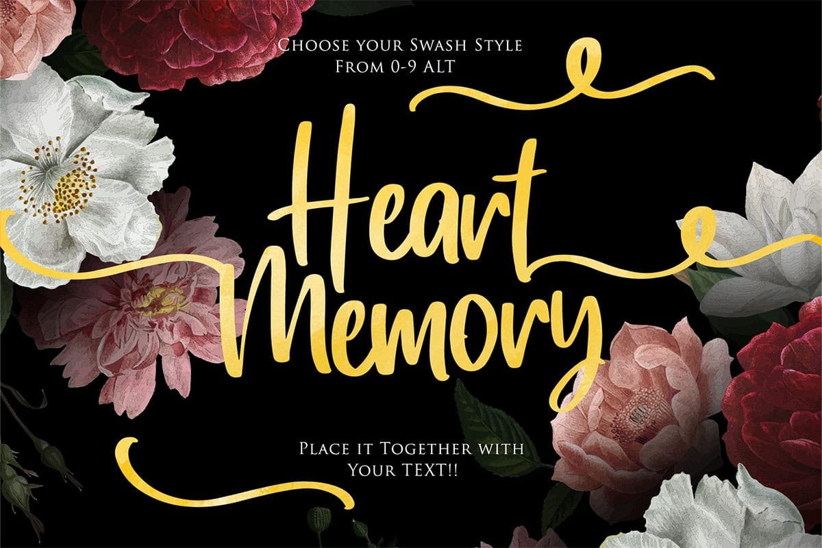 Heart Memory Font