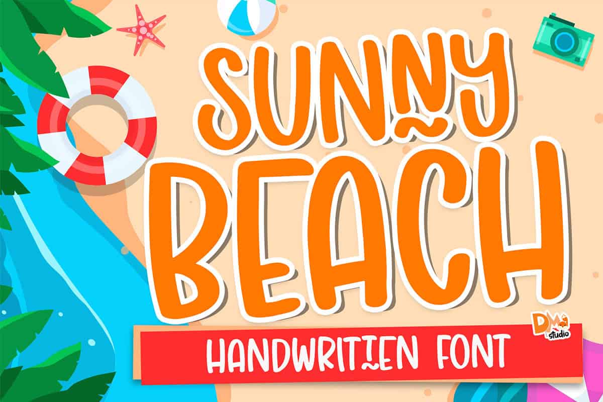 Sunny Beach Font - DM Letter Studio