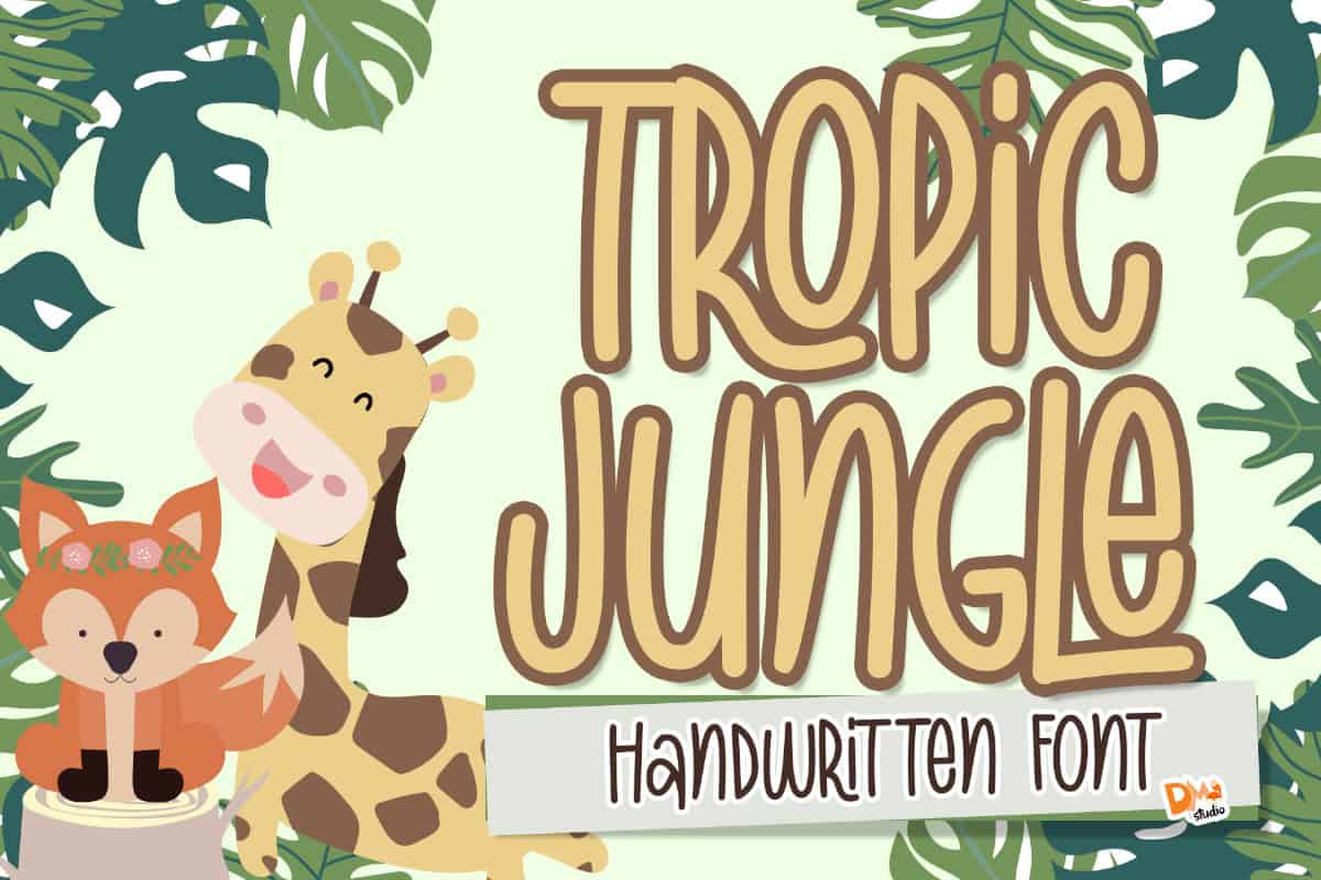 Tropic Jungle Font - DM Letter Studio