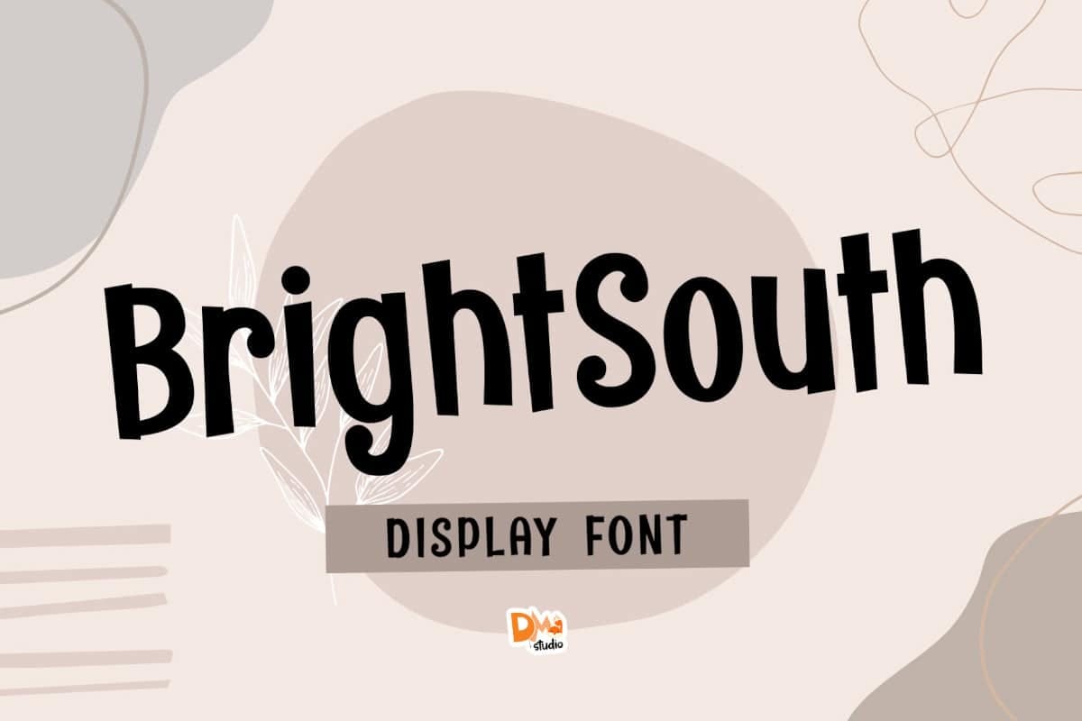 Bright South Font - DM Letter Studio
