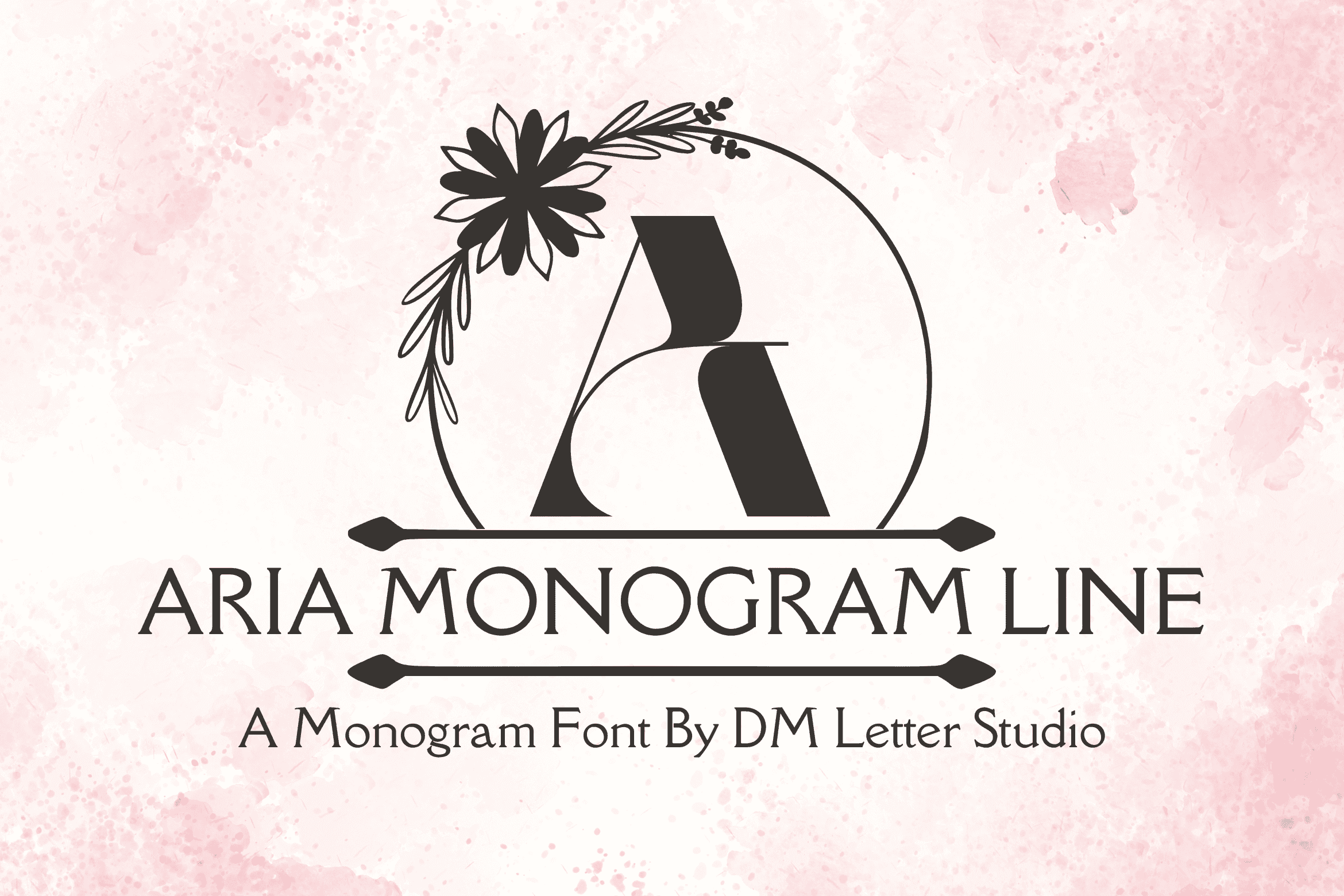 Aria Monogram Line - DM Letter Studio